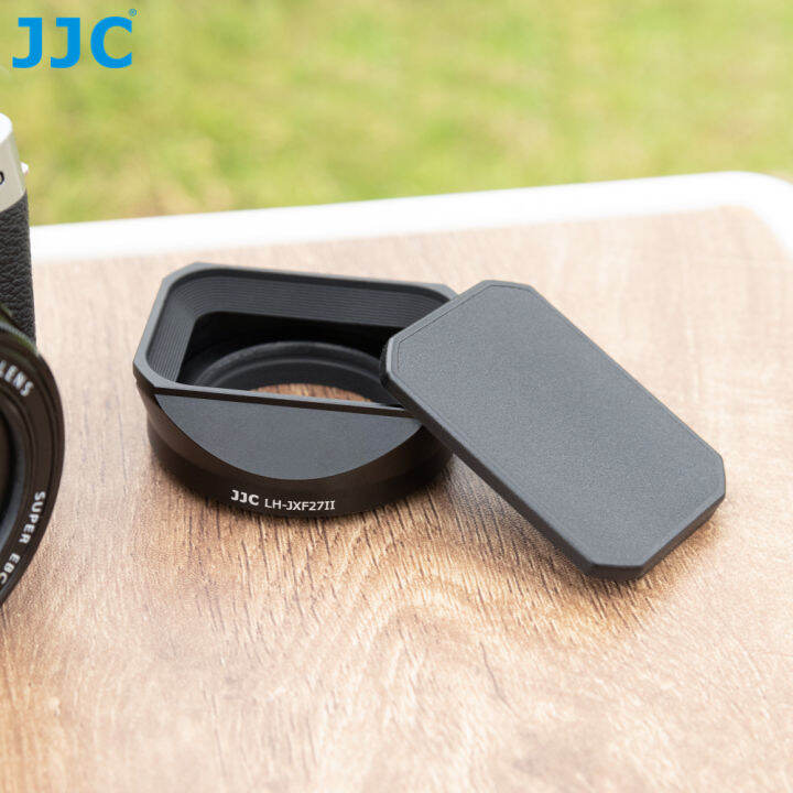 JJC LH-JXF27II Aluminium Square Lens Hood Replace LH-XF27 for Fuji Fujinon XF 27mm F2.8 R WR ...