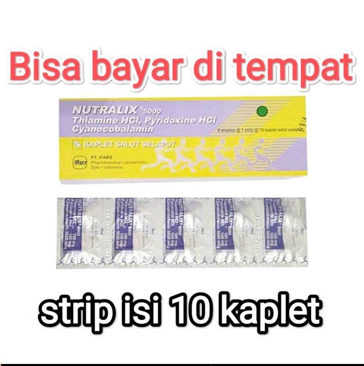 NUTRALIX 5000 STRIP ISI 10 KAPLET | Lazada Indonesia