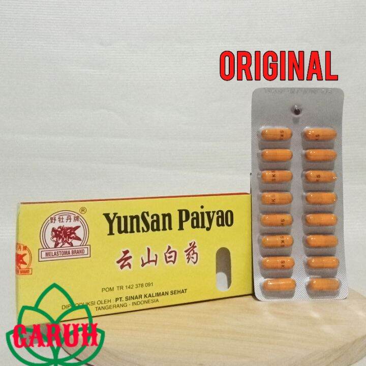 YUNSAN PAIYAO SINAR KALIMAN 16 KAPSUL YUNAN BAIYAO LUKA DALAM YUN NAN ...
