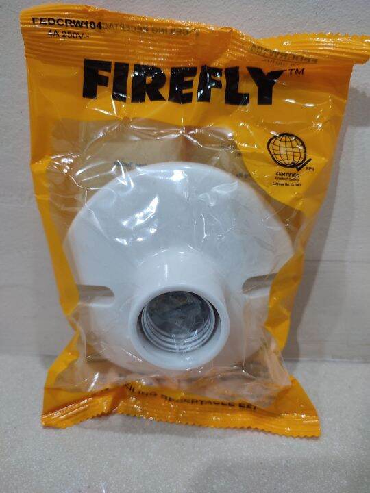 Firefly Ceiling Receptacle/Socket E27 4x4 | Lazada PH
