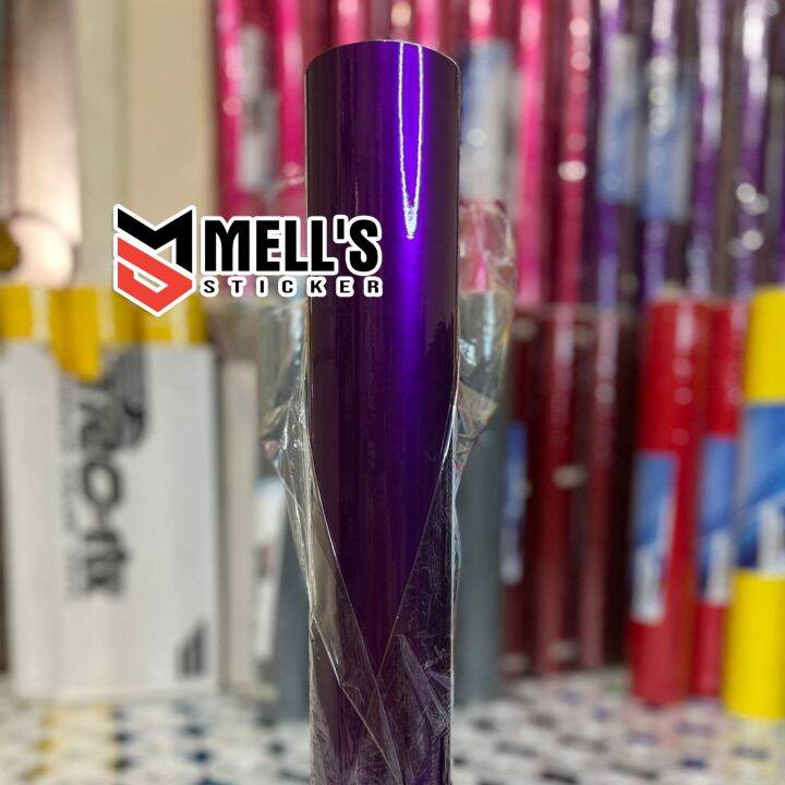 stiker skotlet ungu metalic ungu candy profix lebar 45 cm panjang 1 ...