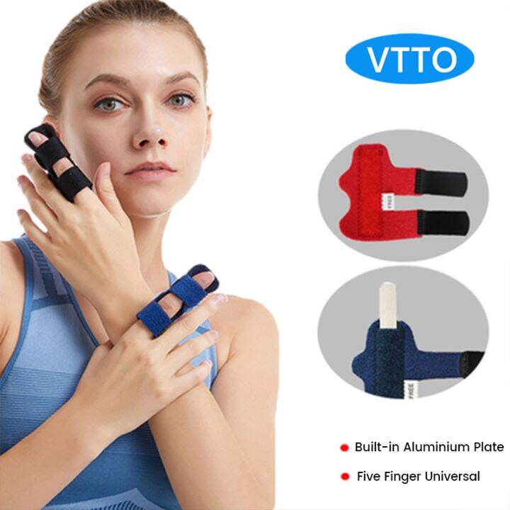 VTTO Trigger Finger Splint Fixing Brace Adjustable Straighten Sprain ...