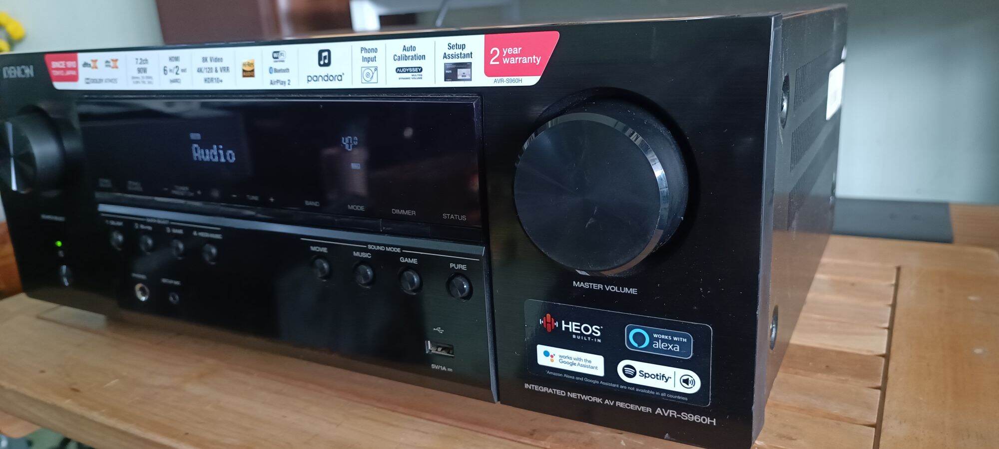 SG - Amply 7.2 Denon HDMI 4K Wifi Bluetooth usb lossless | VOZ