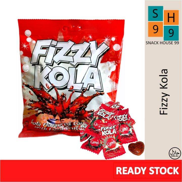 【150g】Fizzy Kola / Kola Flavoured Candies With Fizzy Centres ...