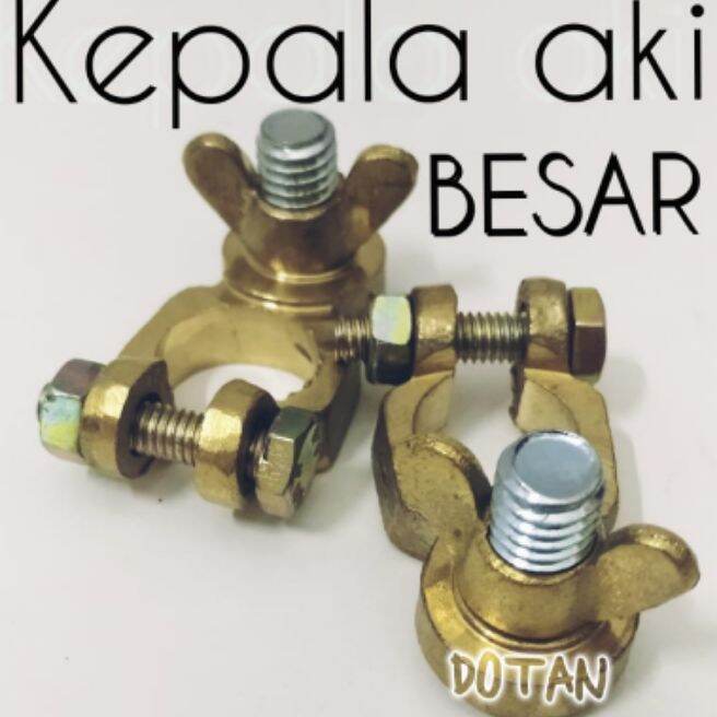 KEPALA AKI BESAR TERMINAL AKI MOBIL KUNINGAN | Lazada Indonesia