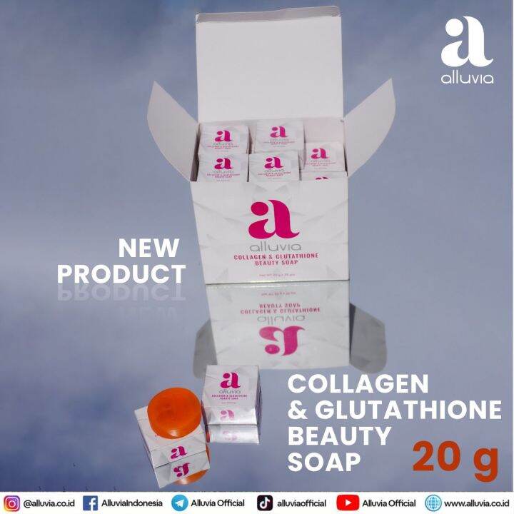 ALLUVIA COLLAGEN BEAUTY SOAP MINI 20gr ORIGINAL 100% | Lazada Indonesia