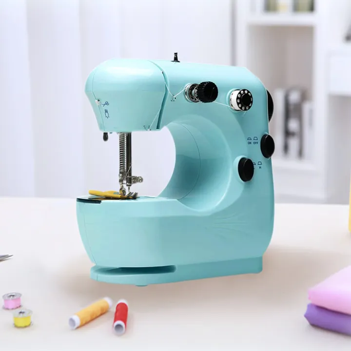 Portable Sewing Machine Mini Electric Household 12 Stitches Sewing ...