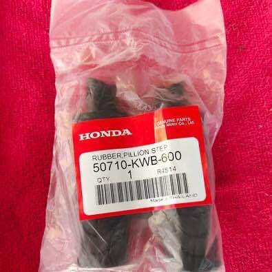 50710-KWB-600 ยางพักเท้าหลังเวฟ110i/เวฟ125iวาฬ | Lazada.co.th