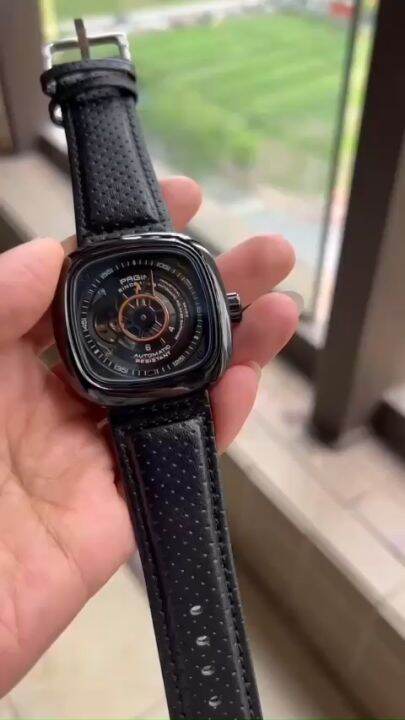 Đồng hồ cơ nam PAGINI PA1886 đồng hồ thời trang nam automatic dây da ...