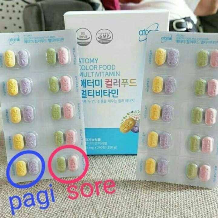 ATOMY MULTIVITAMIN COLORFOOD COMPLETE 240 BTR | Lazada Indonesia