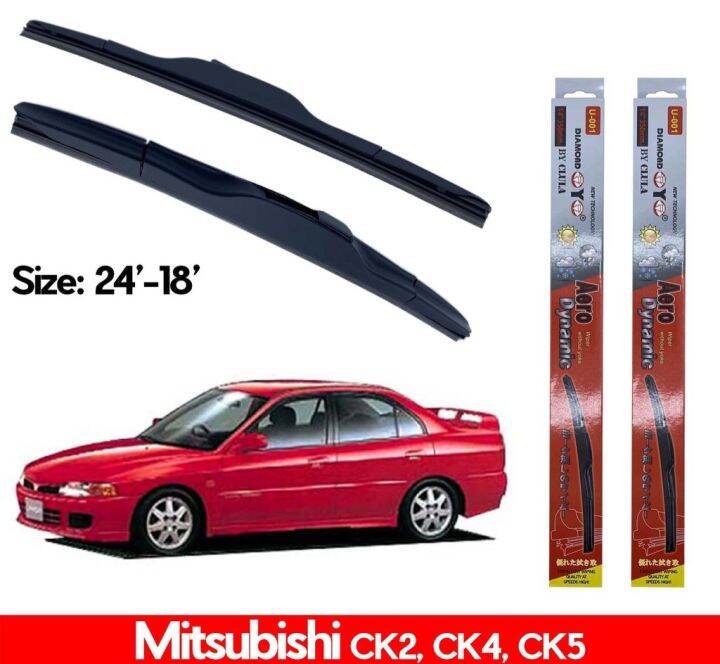 ที่ปัดน้ำฝน ใบปัดน้ำฝน ซิลิโคน ตรงรุ่น Mitsubishi Lancer CK2 CK4 CK5 ...