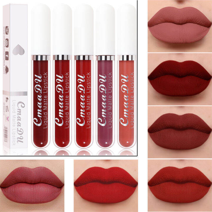 🔥F.six 12 Colors Ultra Matte Liquid Lipstick Lip Glosses Waterproof ...