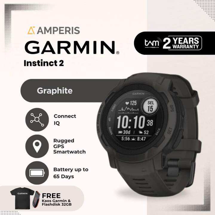 Garmin Instinct 2 Outdoor Smartwatch Garansi TAM 2 Tahun - Graphite ...