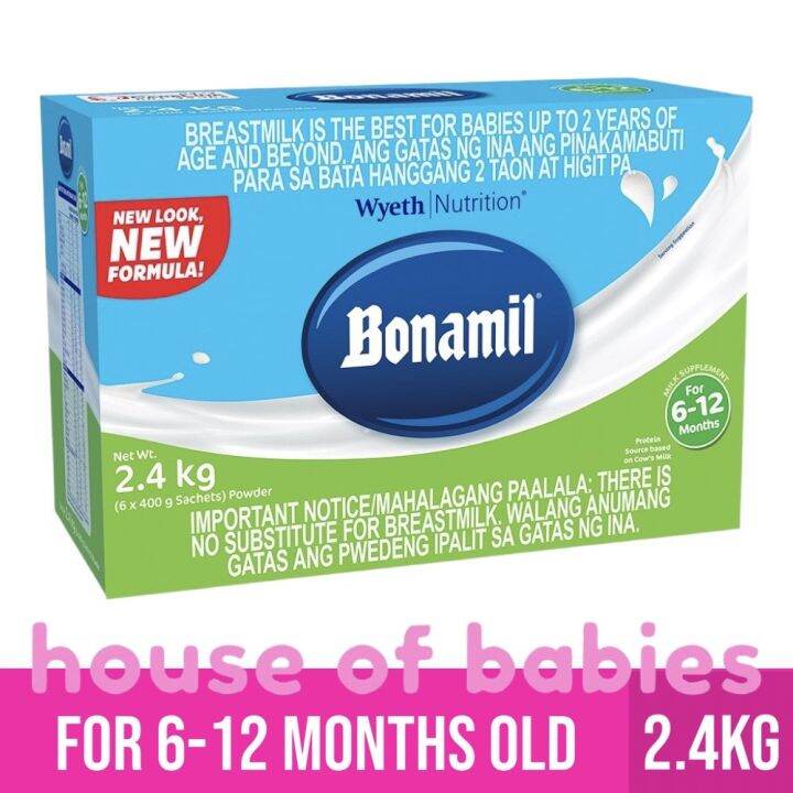 BONAMIL 2.4kg 6-12 Months Old Milk Supplement | Lazada PH