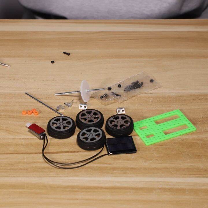 Solar Toys Car 1 Set Mini Solar Powered Toy Diy Car Kit Children ...