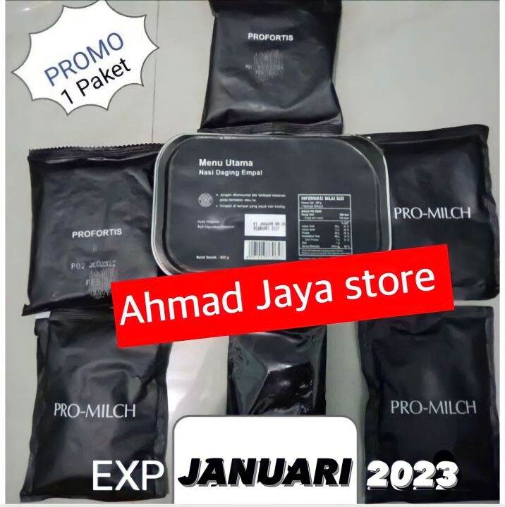 PRMOM RANSUM 1 PAKET / RANSUM NARAGA NASI BISCUIT PROMIL & NASI ECERAN ...