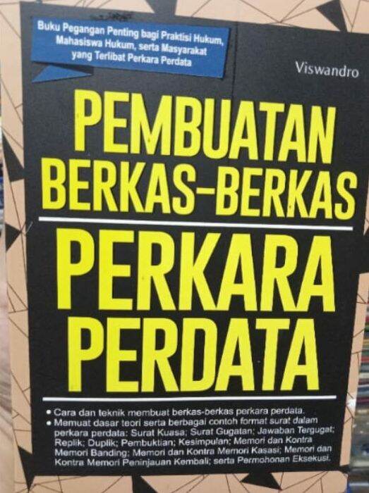 pembuatan berkas berkas perkara perdata buku | Lazada Indonesia