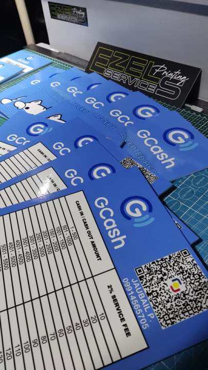 QR code GCASH scan for physical store | Sintra board | Lazada PH