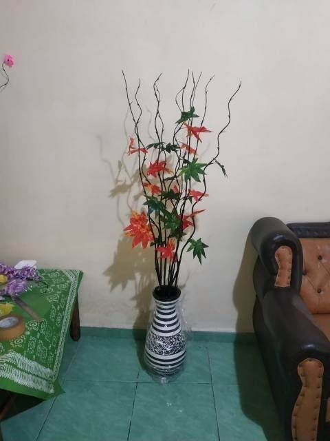 HIASAN BAMBU ULIR DAUN MAPLE | Lazada Indonesia