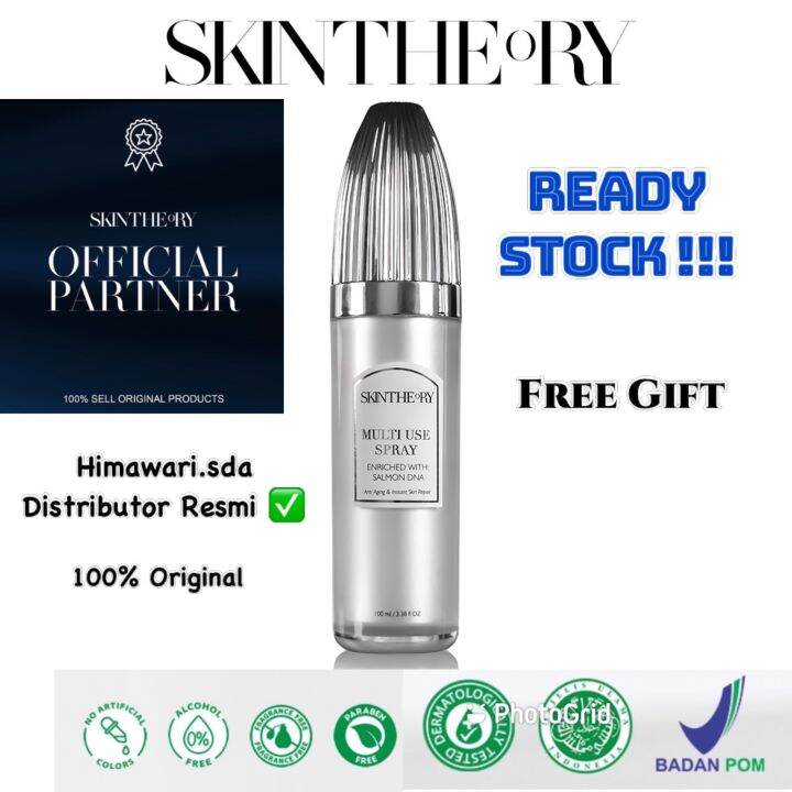[OFFICIAL PATNER] SKINTHEORY MULTI USE SPRAY WITH SALMON DNA 100ML | Lazada Indonesia