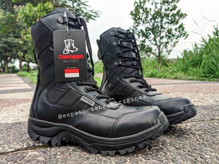 SEPATU PDL TNI POLRI SECURITY POLPP safety ujung besi sepatu pdl ...