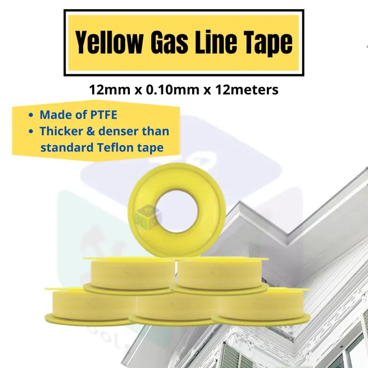 LPG Yellow gas line teflon tape | Lazada PH