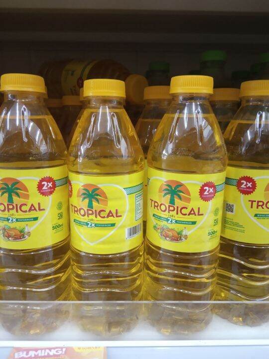 minyak goreng kemasan botol tropical kemasan 500 gr | Lazada Indonesia