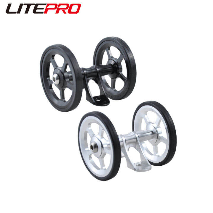 Litepro Folding Bike Mudguard Easy Wheel CNC Aluminum Alloy Bicycle Big ...
