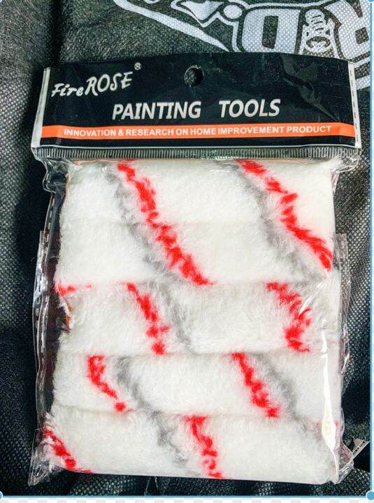 Paint mini roller brush ONLY without handle 4” wide 5 pcs | Lazada PH