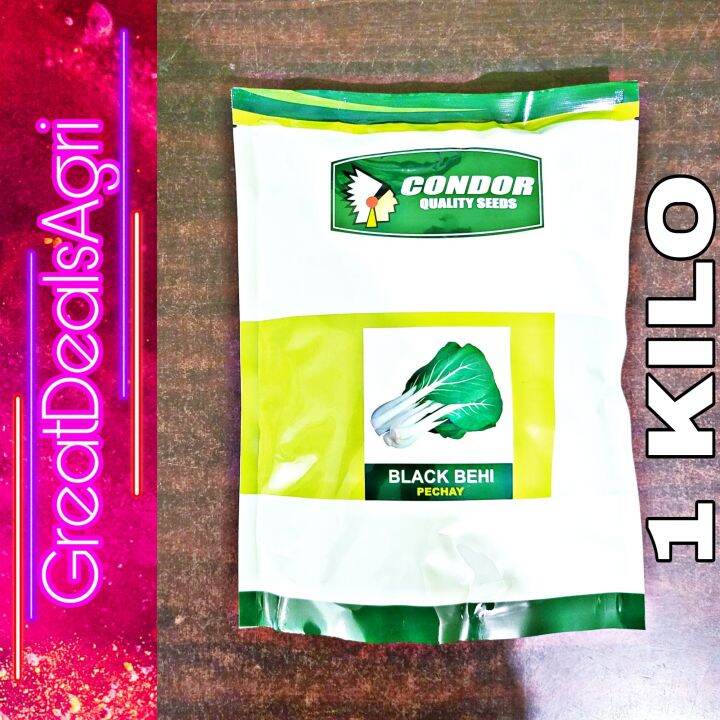 BLACK BEHI PECHAY SEEDS (1 KILO) CONDOR SEEDS | Lazada PH