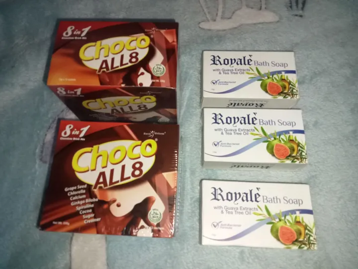 Royale Choco All-8 with L-Gluta/Kojic/Anti-aging soap Authentic Pic You ...