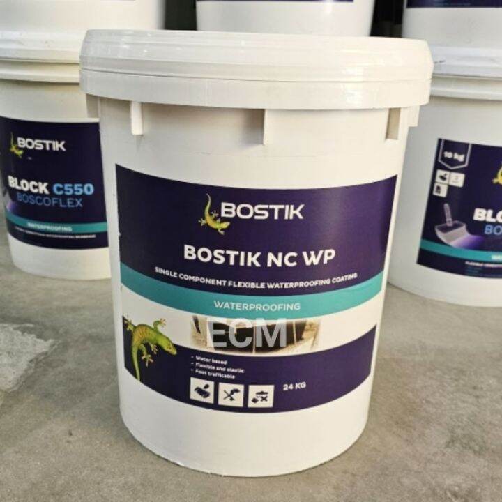 BOSTIK NC WP (24KG) SINGLE COMPONENT FLEXIBLE WATERPROOFING COATING ...
