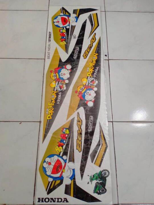 STICKER LIS STRIPING HONDA BEAT VARIASI DORAEMON 2 | Lazada Indonesia
