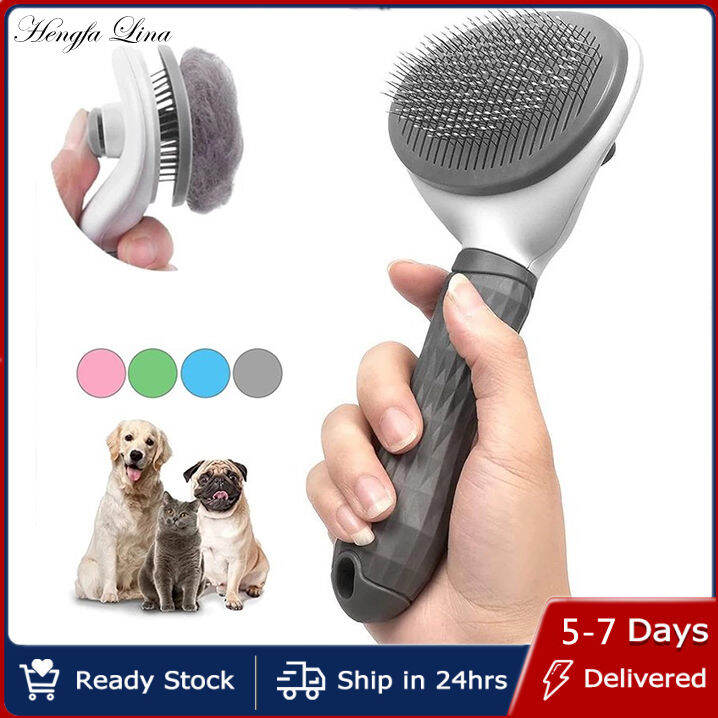 Hengfa Lina Pet Cat Brush Dog Comb Hair Removes for Puppy Small Dog Pet ...