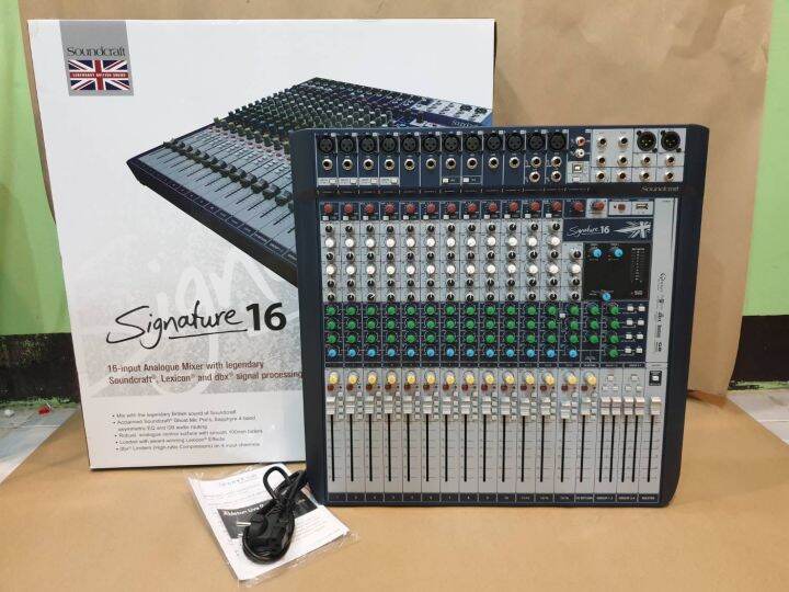 SOUNDCRAFT Signature 12 มิกซ์เซอร์อนาล็อค 16 ช่อง มีเอฟเฟคในตัว เสียงดี ...