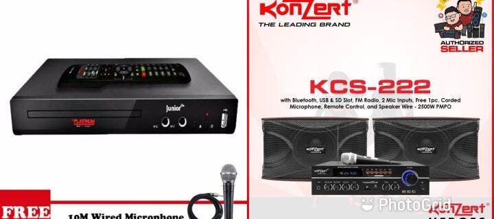 VIDEOKE SET KCS-222 and PLATINUM JR. LITE | Lazada PH