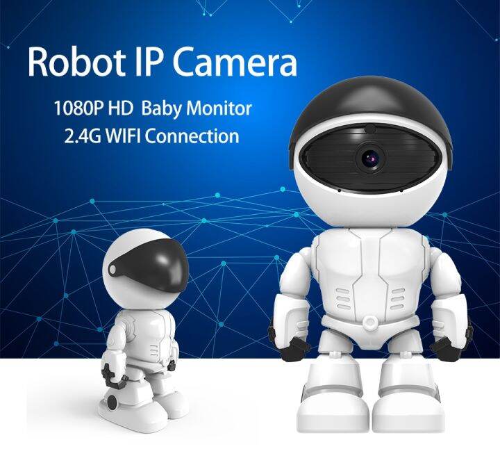 Marlboze 1080P Robot WIFI Ip Camera Baby Monitor Webcam APP Remote ...