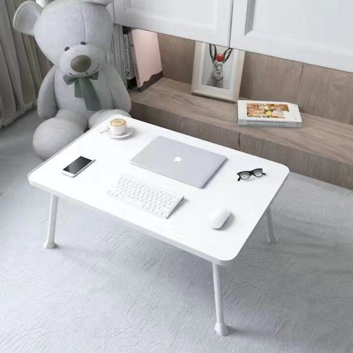 Small Table Portable Folding Table Wooden Foldable Laptop Study Table ...