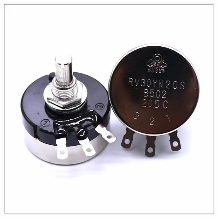 RV30YN Potentiometer 20S B10 500ohm 1k 2k 5k 10k 100K Potentiometer โร ...
