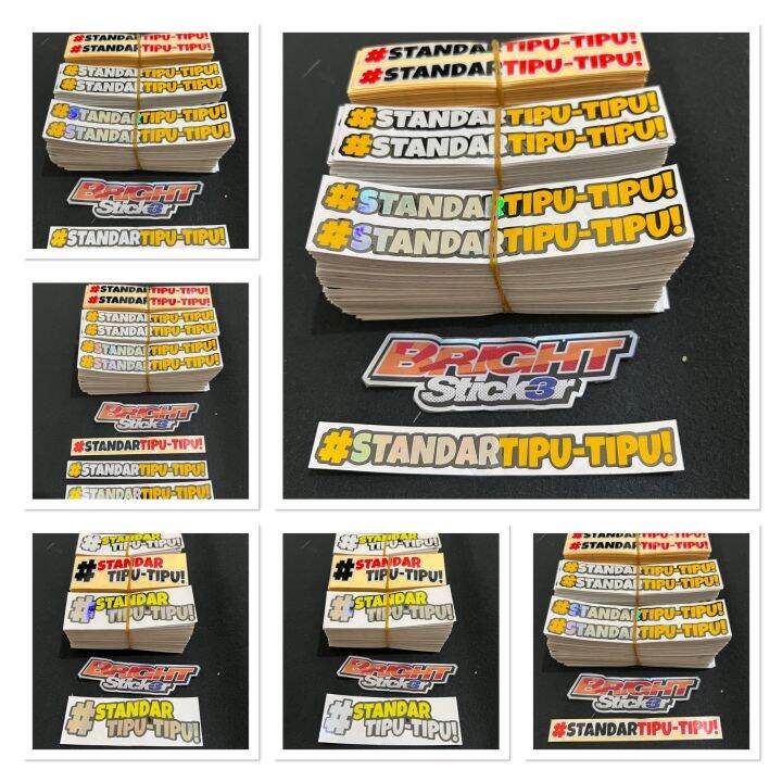 STICKER STIKER STANDAR TIPU TIPU STANDARTIPUTIPU CUTTING | Lazada Indonesia