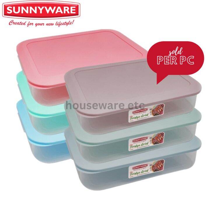 SUNNYWARE FOOD CONTAINER FRIDGE GRID (RANDOM COLOR) | Lazada PH