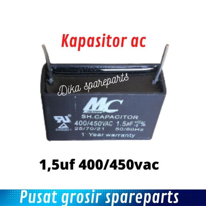 kapasitor ac 1,5 uf merk mc | Lazada Indonesia