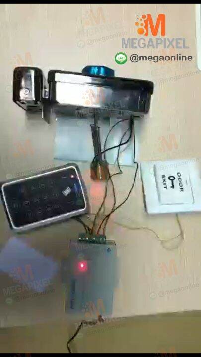 Smart Deadbolt กุญแจอัตโนมัติ กลอนแม่เหล็กไฟฟ้า Dead Bolt ประตูผลัก ใช้ ...