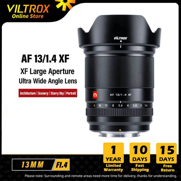 Viltrox 13mm F1 4 Sony E Mount Fujifilm X Nikon Z Mount Lens F1 4 Large