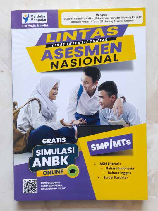 BUKU TERBARU LINTAS ASESMEN NASIONAL ANBK UNTUK SMP/MTS LITERASI | Lazada Indonesia