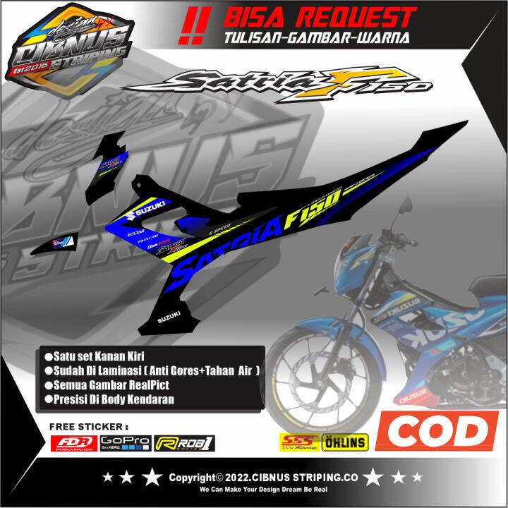 COD Striping Satria Fu FL ,Satria Fu 150 Facelift | Lazada Indonesia