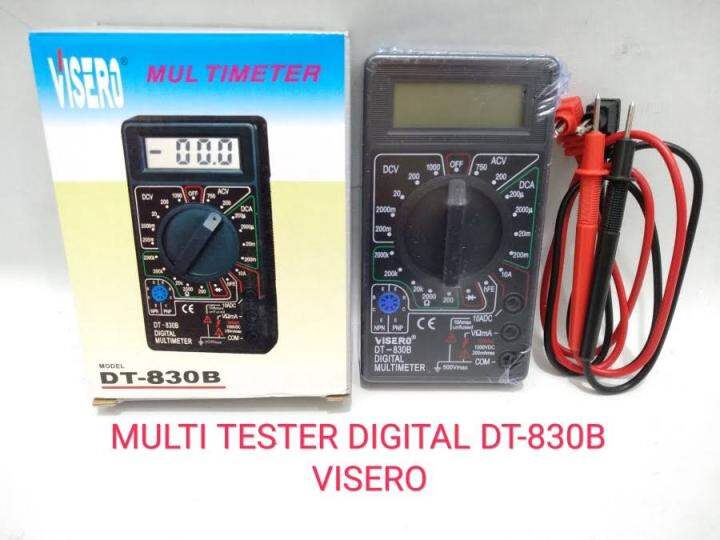 Multi Tester 830B Visero / Masda / Klop Multimeter Digital Avometer ...