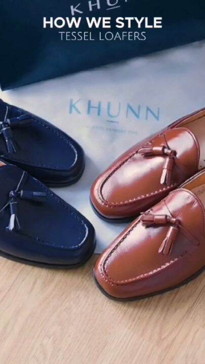 KHUNN (คุณณ์) รองเท้า รุ่น Patrick สี Walnut | Lazada.co.th