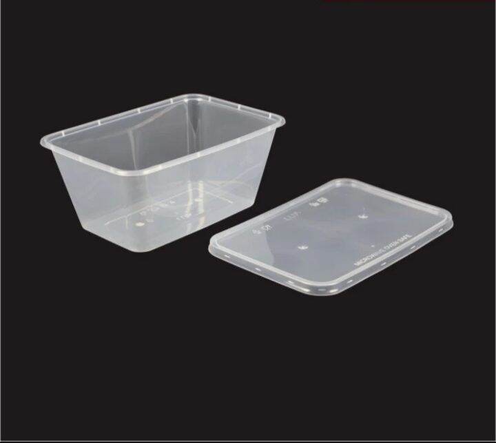 THINWALL LUX 1000 ML/ KOTAK MAKAN PLASTIK/ FOOD CONTAINER | Lazada ...