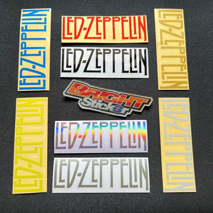 STICKER STIKER LED ZEPPELIN STICKER BAND CUTTING | Lazada Indonesia